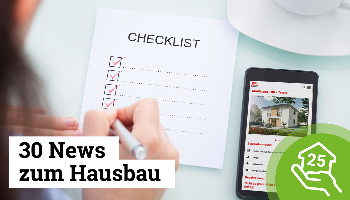 Checkliste für den Hausbau: Das sollten Sie vor dem Hausbau alles ...